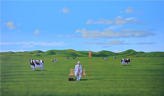 Andrew Baines | The Urban Cow II | MutualArt