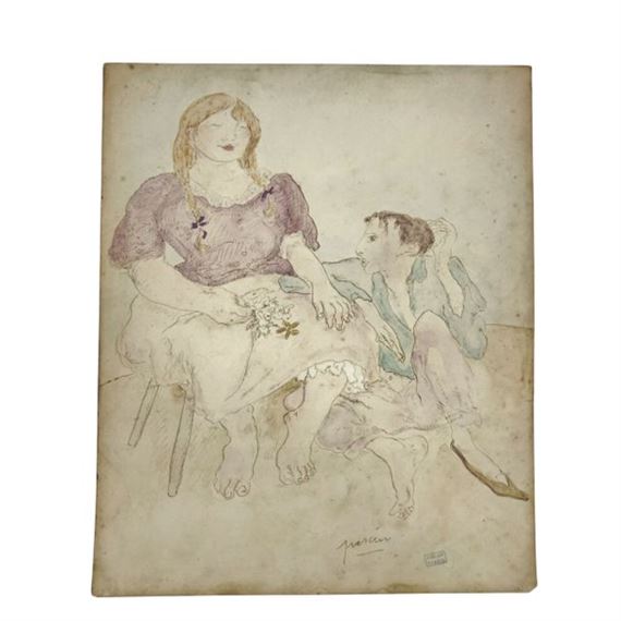 Jules Pascin | Two friends | MutualArt