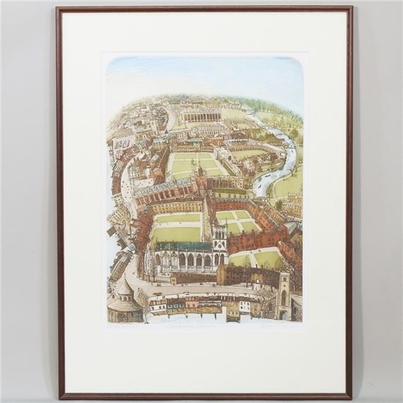 Glynn Thomas | Cambridge Courts (1946) | MutualArt