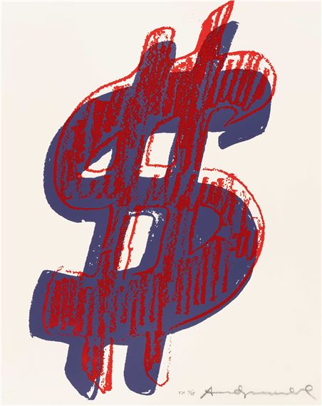 Andy Warhol | Dollar Sign (1982) | MutualArt
