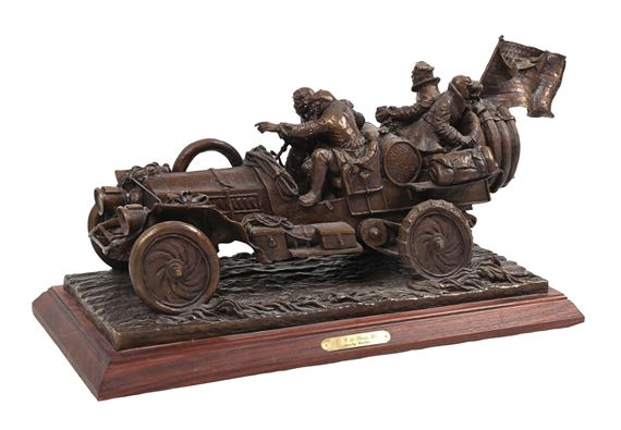 Stanley Wanlass | bronze sculpture on oak base | MutualArt