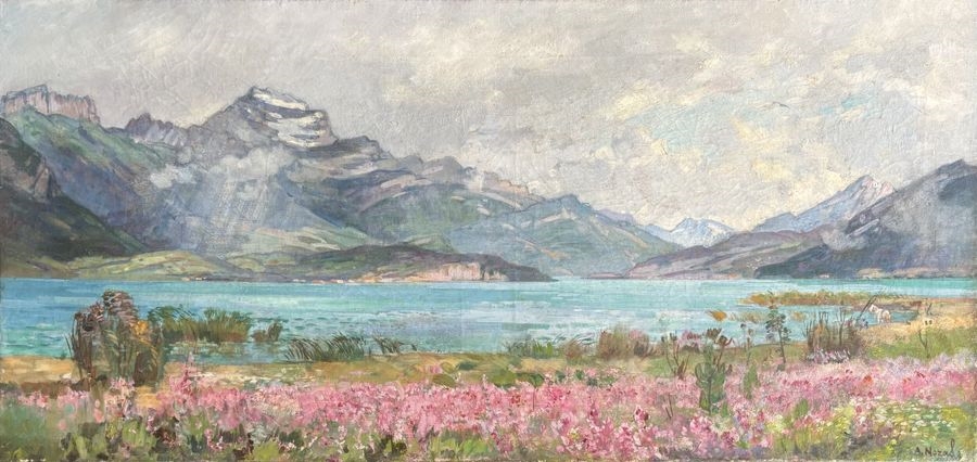 Alexandre Nozal | Le lac d'Annecy | MutualArt
