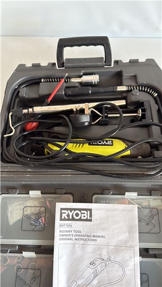 MANUAL | Ryobi rotary tool case with manual | MutualArt