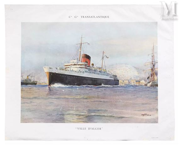 Albert Sébille | paquebot Ville d'Alger, | MutualArt