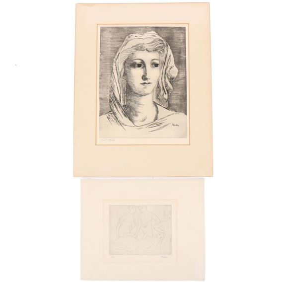 Frederic Taubes | female portrait / female nude figure group | MutualArt