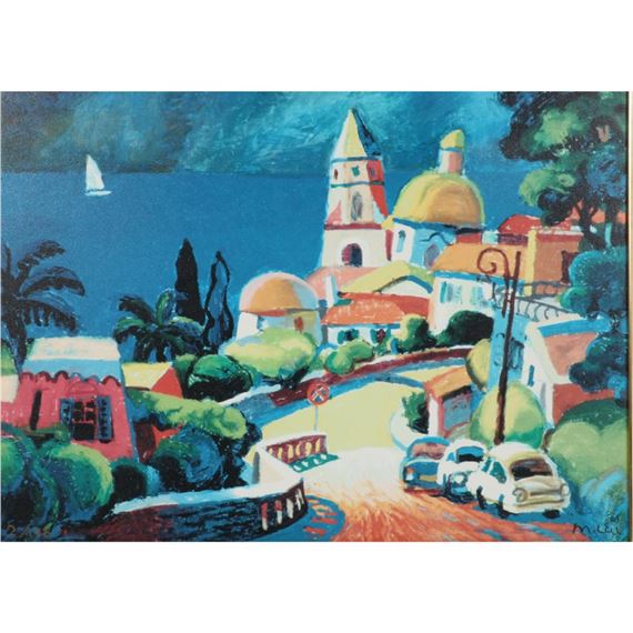 Michael Leu | cityscape by the oceanside, 2001 (2001) | MutualArt