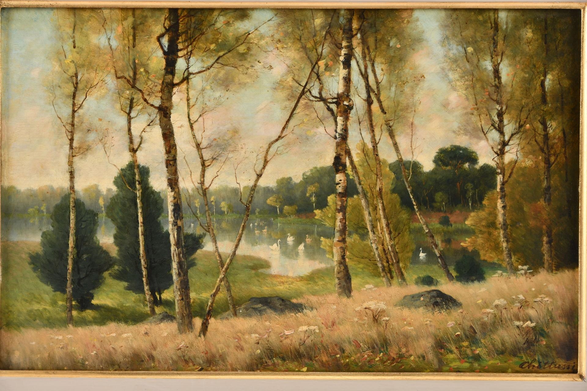 Anton Chittussi | Lac de Jean-Jacques Rousseau | MutualArt