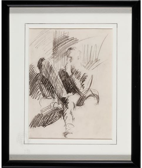 Anders Zorn | Study of a seated figure (Circa 1906) | MutualArt