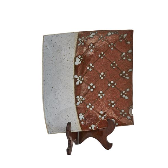 Shigeo Shiga | A STONEWARE PLATTER | MutualArt