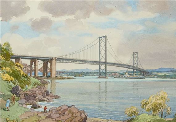 Leonard Russell Squirrell | GUID PASSAGE - THE FORTH ROAD BRIDGE FROM ...