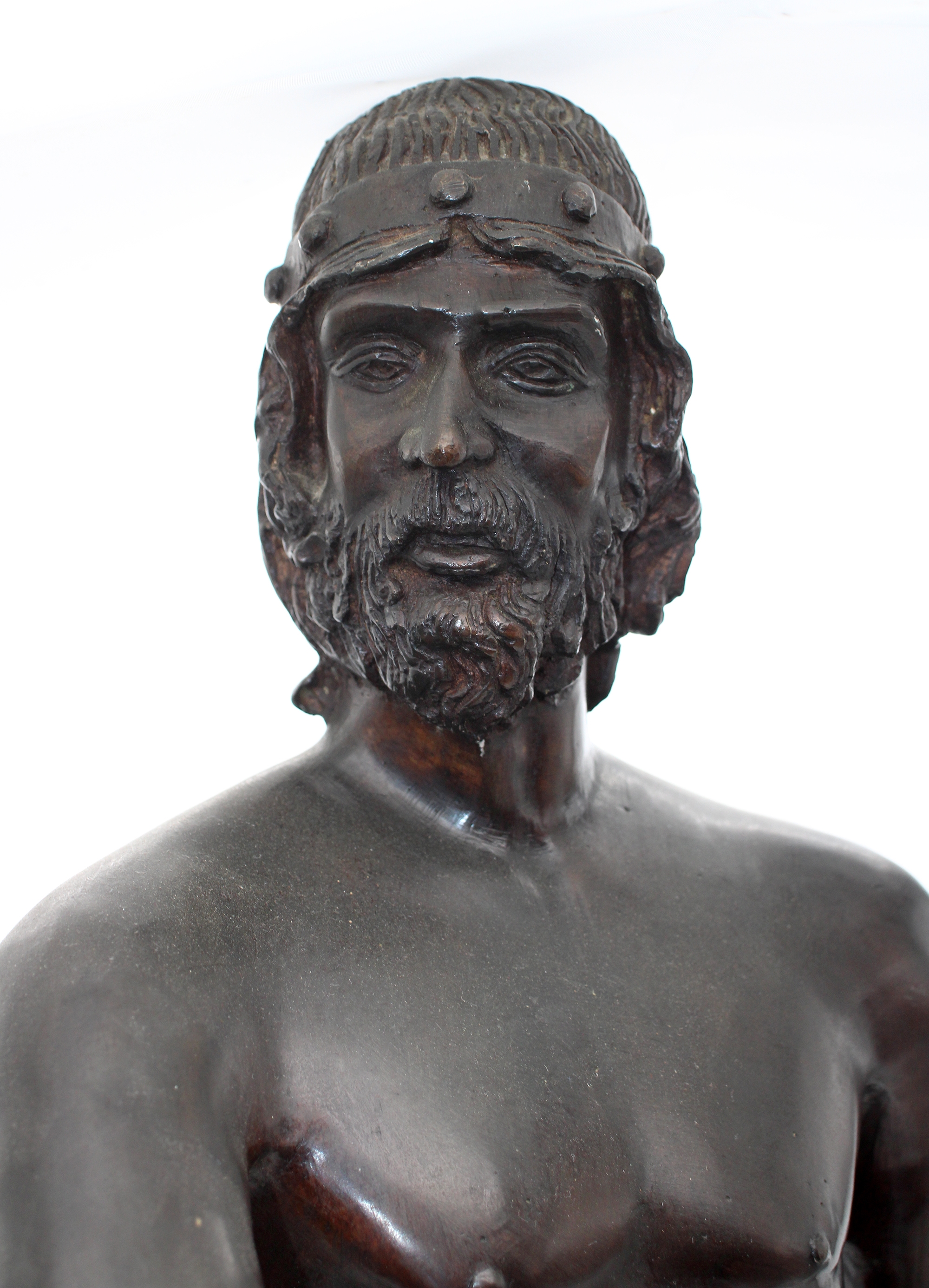 Emile-Louis Picault | Figure of a gladiator wielding a mace | MutualArt