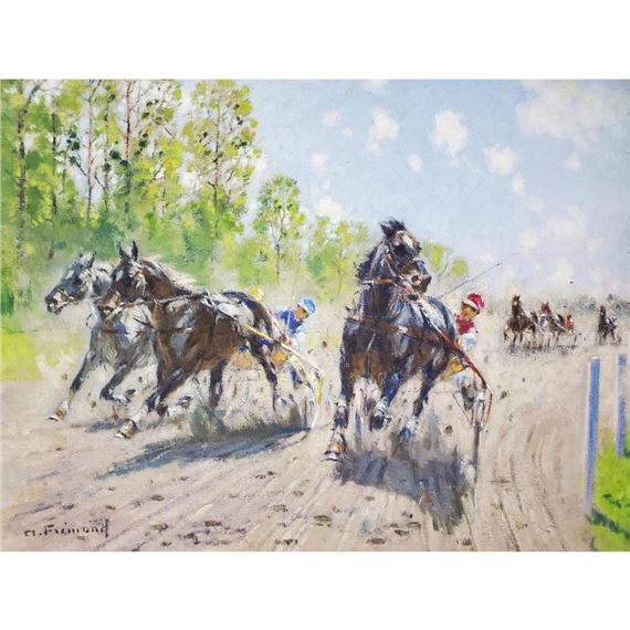 Andre Fremond | Racing Jockeys (Circa 1960s) | MutualArt