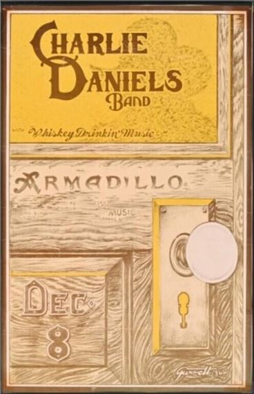 Danny Garrett | AWHQ Charlie Daniels Band Poster by Danny Garrett (1980 ...