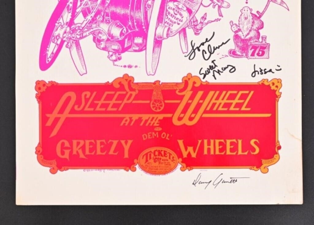 Danny Garrett | AWHQ Asleep at the Wheel Poster, Signed | MutualArt