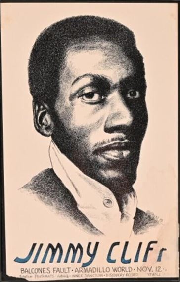 Jim Franklin | AWHQ Jimmy Cliff Poster by Jim Franklin 1975 (1975 ...