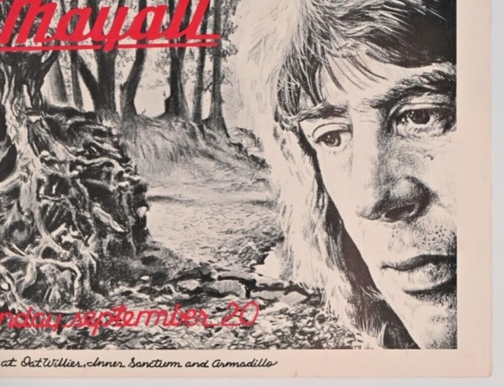Micael Priest | AWHQ John Mayall Poster by Micael Priest 1975 (20 ...