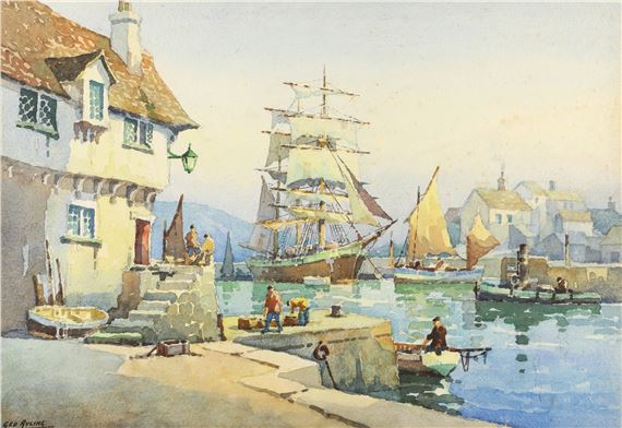 George Ayling | 'A Quiet Anchorage' | MutualArt