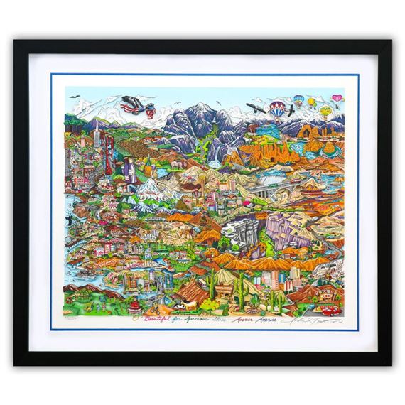 Charles Fazzino | Charles Fazzino- 3D Construction Silkscreen Serigraph ...