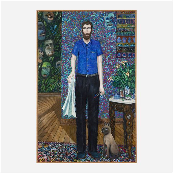 Dennis Nechvatal | SELF-Portrait (1979 - 1980) | MutualArt