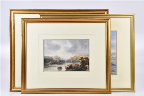 Edward Tucker | Lake District scene with figures | MutualArt