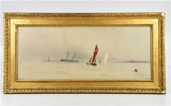 Garman Morris | On The Thames Off Gravesend | MutualArt