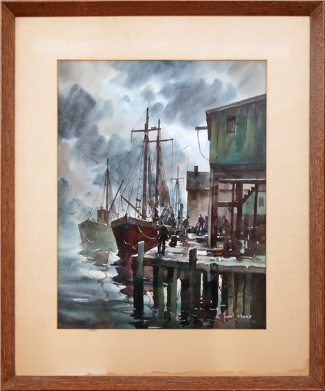 John Cuthbert Hare | Dockside | MutualArt