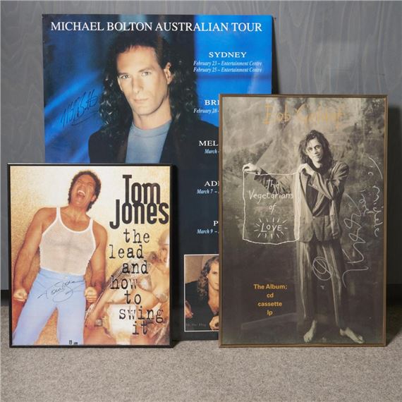 Michael Bolton | A COLLECTION OF AUTOGRAPHED POP MEMORABILIA INCLUDING ...