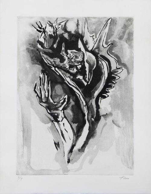 Aurelio Teno | LÁMINA DEL QUIJOTE I (1927) | MutualArt