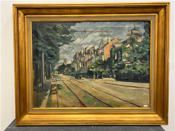 Marc Fuchs | Tramway électrique, le long des grands boulevards en 1929 ...