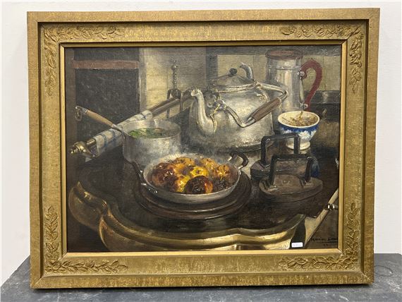 Maurice Sieron | Préparation du repas (1942) | MutualArt