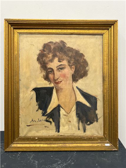 Armand Jamar | Portrait de femme | MutualArt