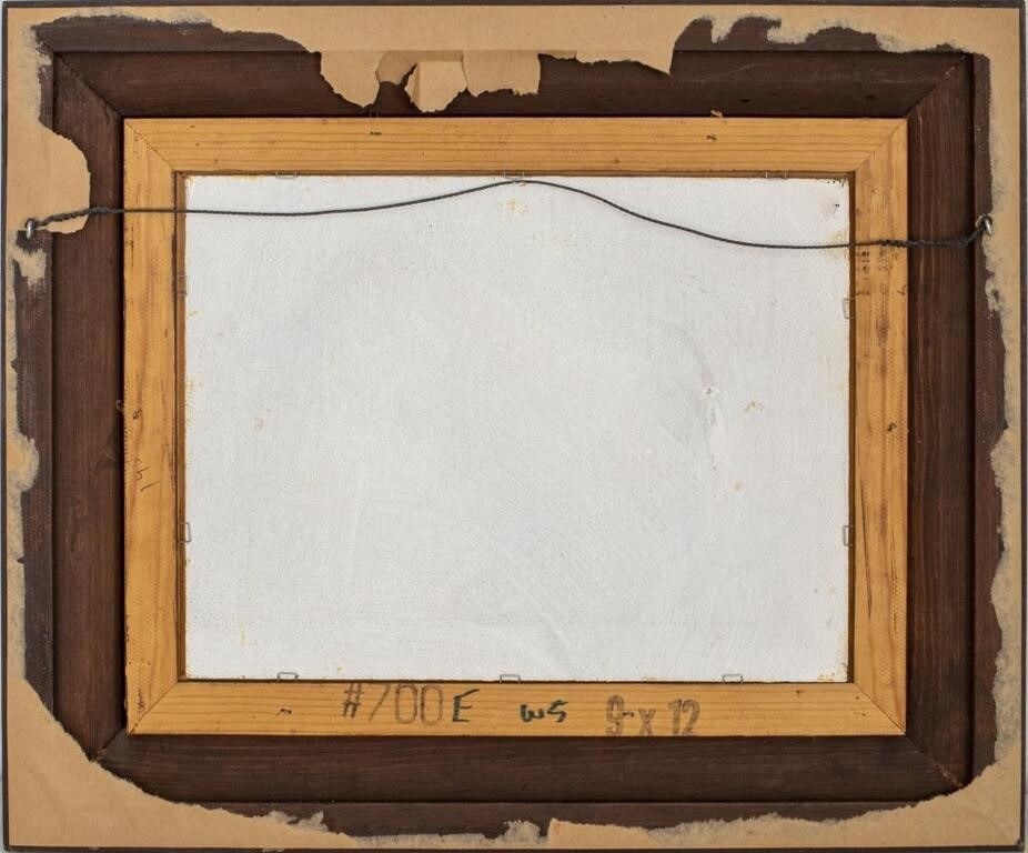 Buck McCain | Western Scene depicting Native American figure on ...