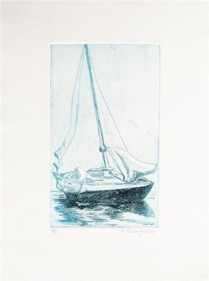 Pamela Claughton | PAMELA CLAUGHTON YACHT ETCHING ED. 2/2 | MutualArt