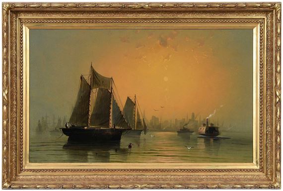 Andrew Melrose | Morning in New York Harbor (28) | MutualArt