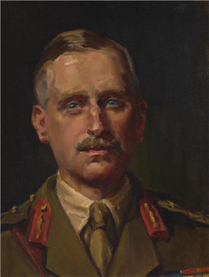 Yve Close | Portrait of Man in Uniform | MutualArt