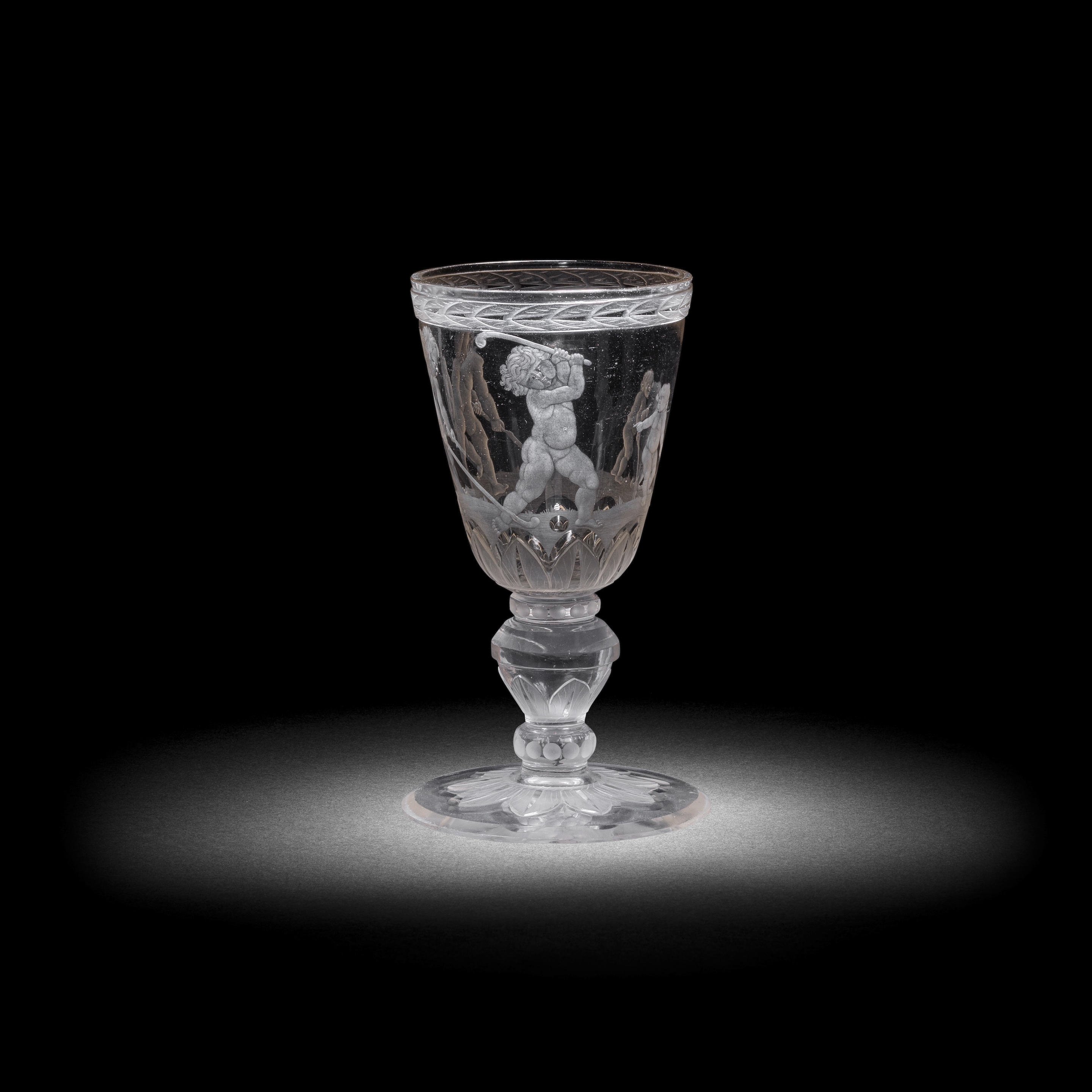 Gottfried Spiller | A remarkable Potsdam engraved goblet by Gottfried ...