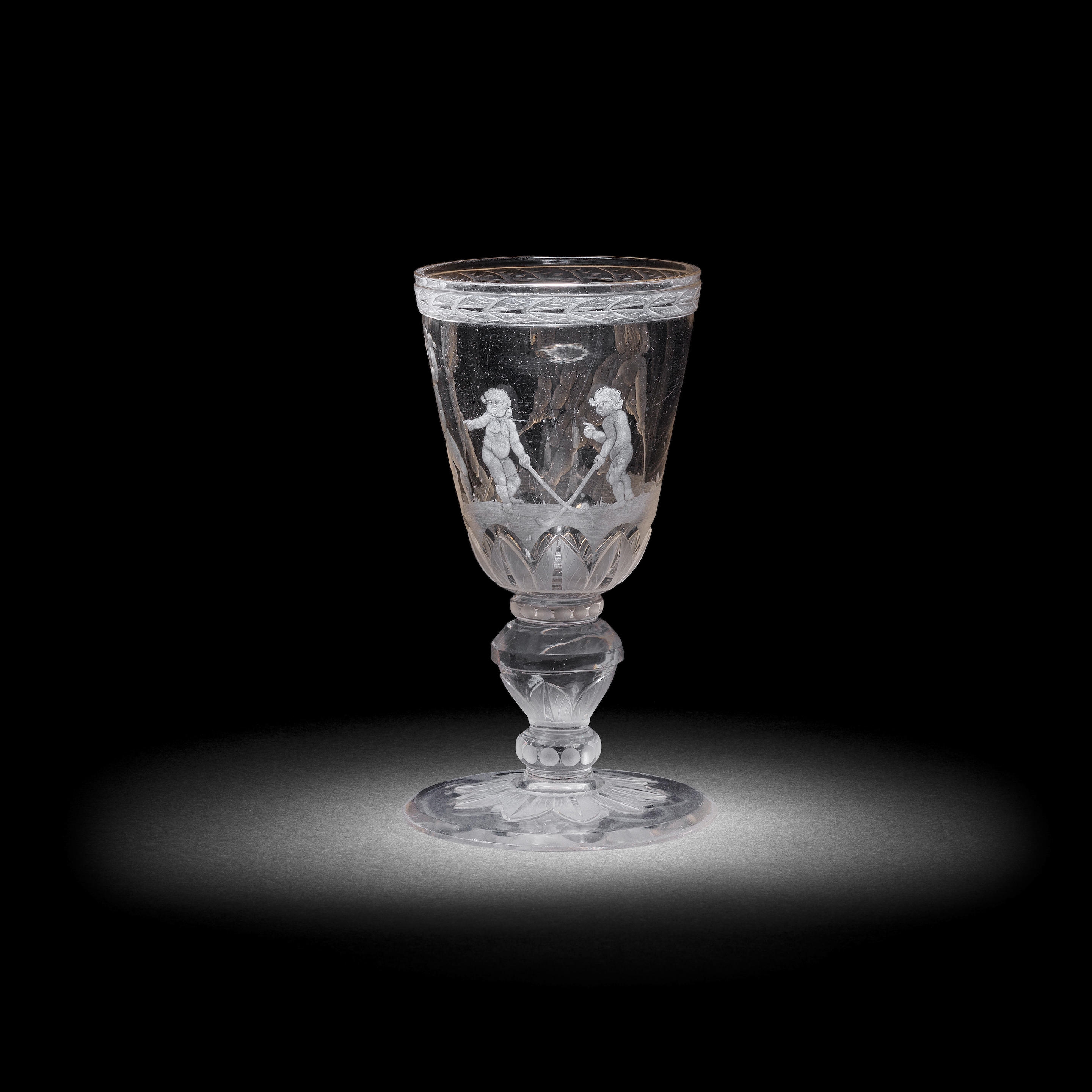 Gottfried Spiller | A remarkable Potsdam engraved goblet by Gottfried ...