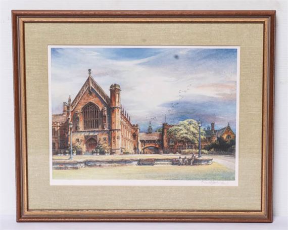 Kenneth Jack | The Botany Lawn (Sydney University) (1982) | MutualArt