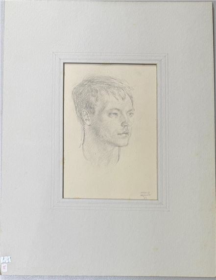 Harold F. Abbott | Portrait of Young Man (1962) | MutualArt