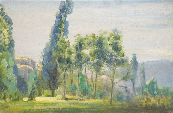 Sir Alfred East | Summer Tuscan Landscape | MutualArt