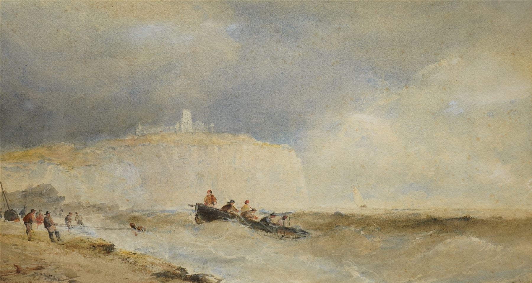 Edward Arden | Scarborough Castle from Cornelian Bay | MutualArt