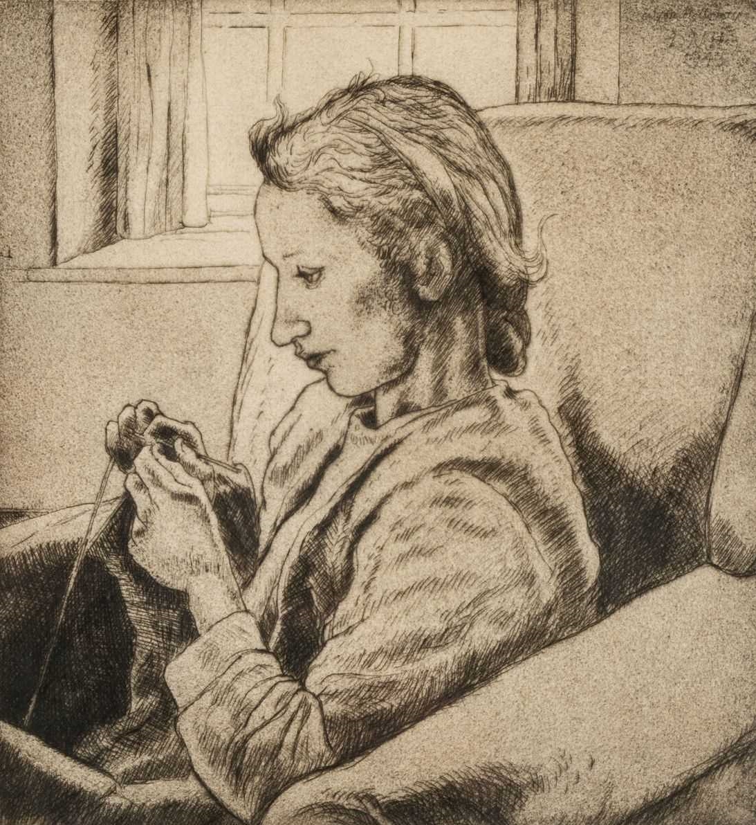 Edgar Holloway | portrait of the artist's first wife (1991) | MutualArt
