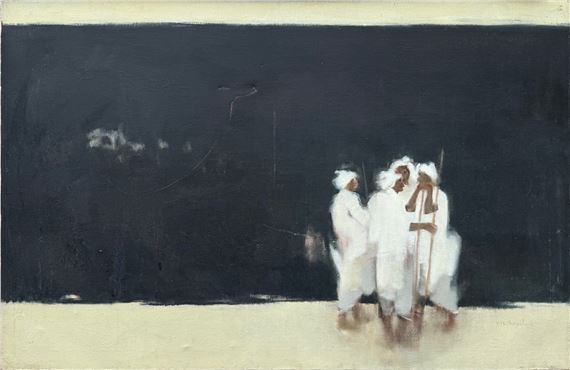 P. N. Choyal | Figures in Conversation (1924) | MutualArt