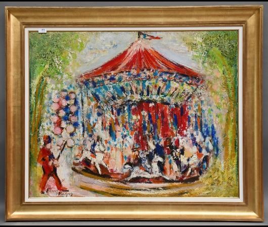 Henry Roland | Kermesse, carrousel | MutualArt