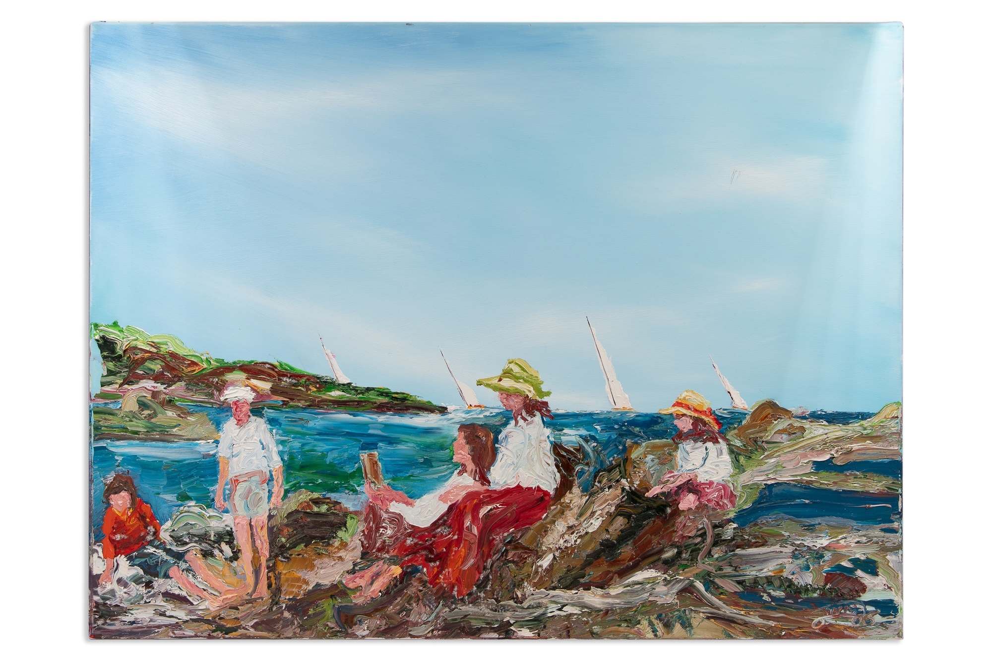 Declan Marry | Figurative group Dalkey Island | MutualArt