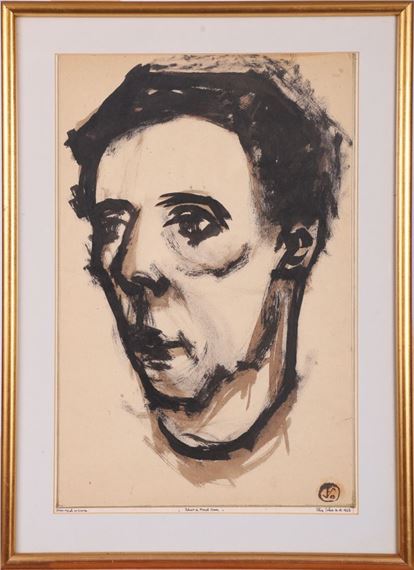 Félix Schivo | Portrait de Marcel Bron 1963 (1963) | MutualArt