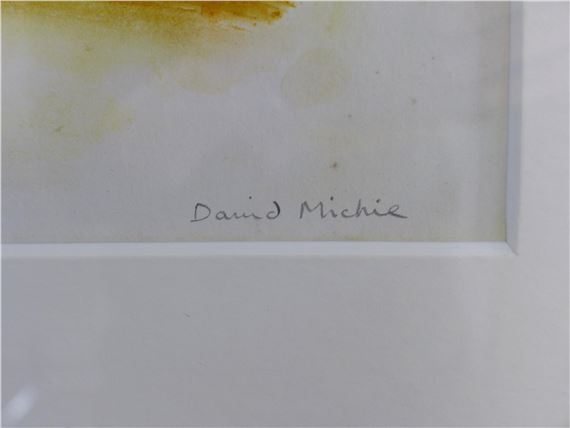 David Michie | Untitled watercolour and pencil of thee trees | MutualArt