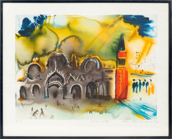 Salvador Dalí | Venice, Saint Mark's Square and the Doge's Palace ...