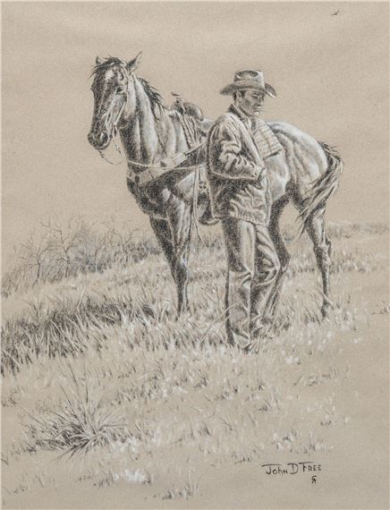 John Dale Free | Bigheart Cowboy | MutualArt