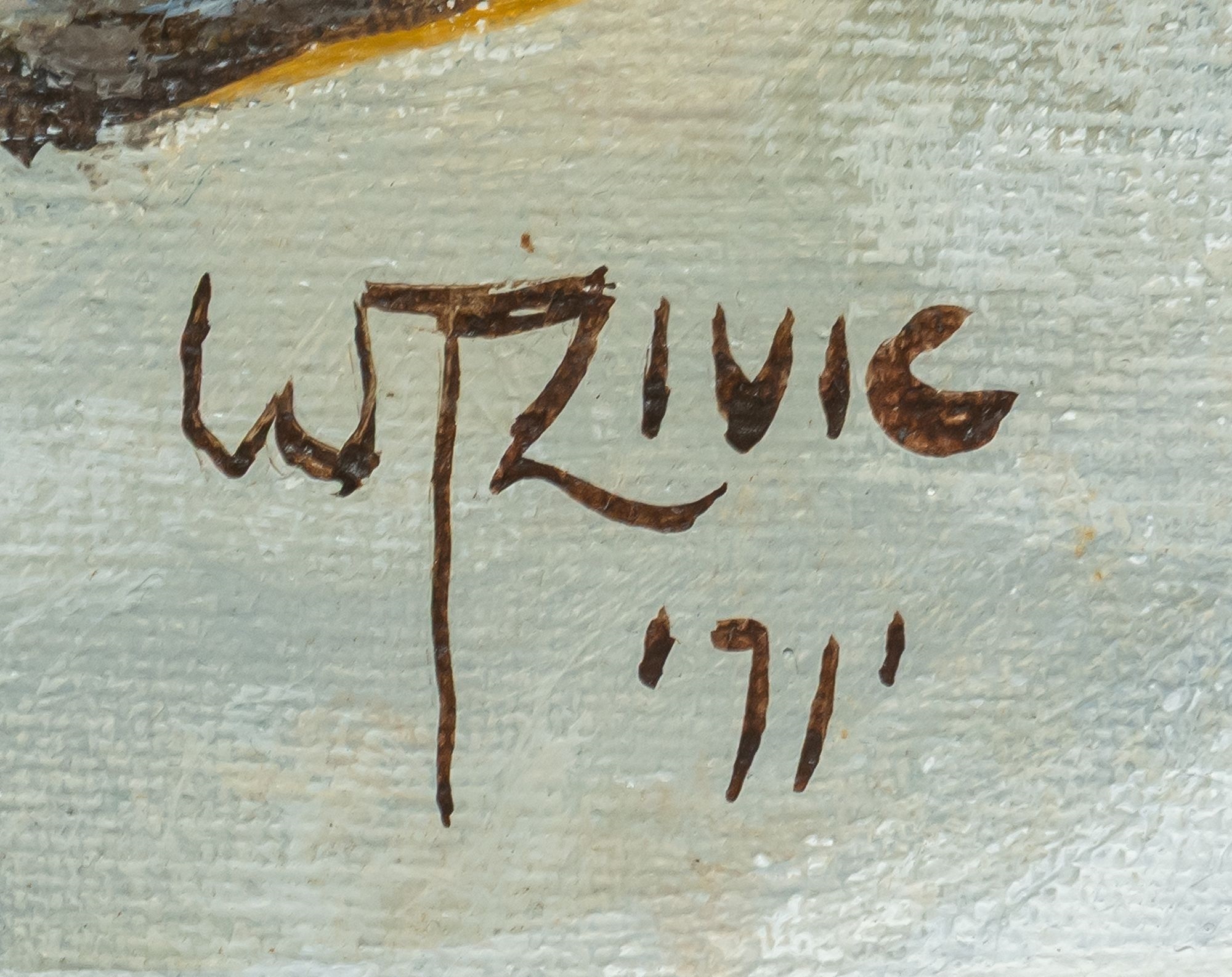 William T. Zivic | Cowboy in Snowstorm (1971) | MutualArt